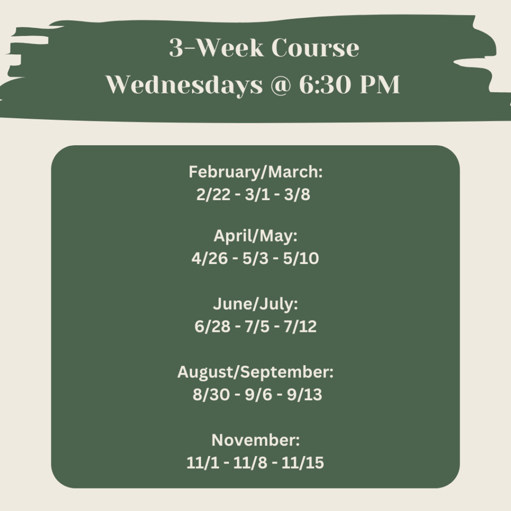 3-Week Schedule | Blooming Water Lilies